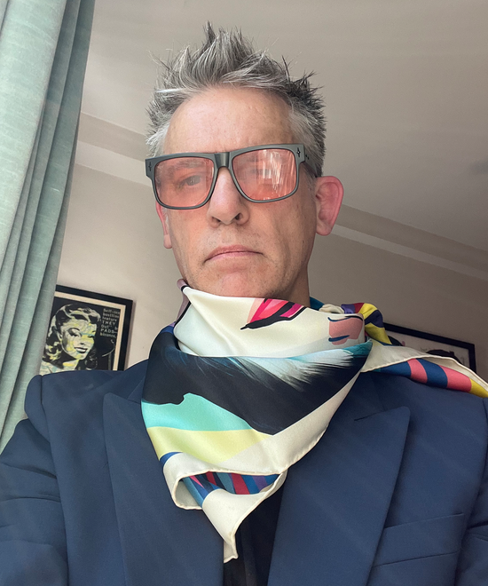 Designer Scarf | Stephen Bliss Limited-Edition Silk Scarf | Echo100