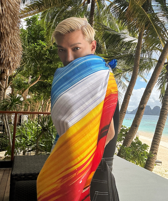 Silk Scarf | Limited-Edition Designer Scarf by Bryan Yambao | Echo100