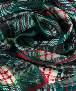 Wraps & Scarfs | Holiday Plaid Wrap | Echo
