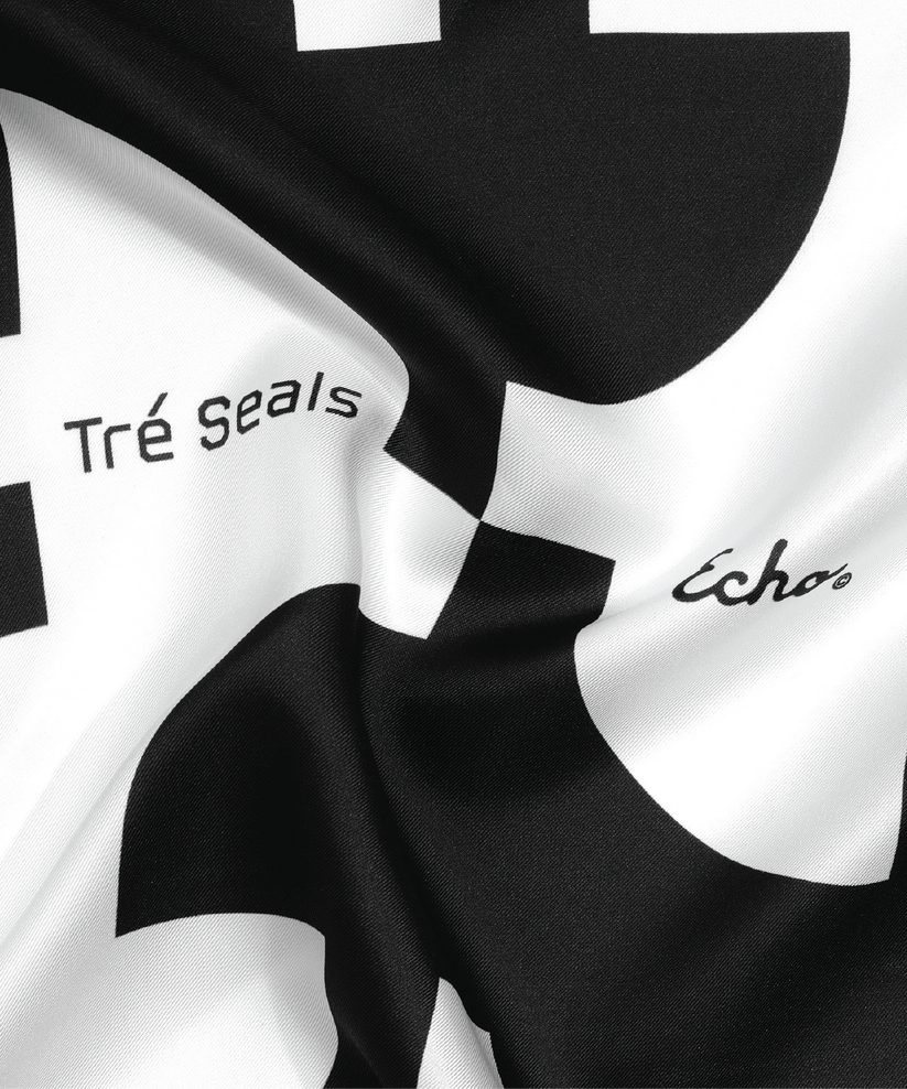 Designer Scarf | Limited-Edition Silk Scarf by Tré Seals | Echo100