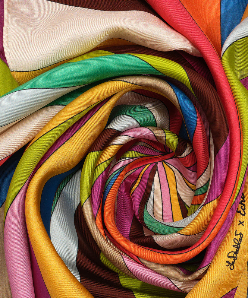 Silk Scarves | Limited-Edition Silk Scarf by JJ Martin | Echo100