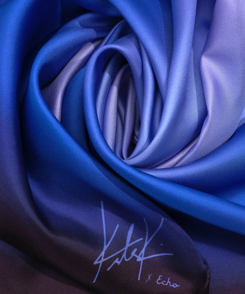 Women's Scarf | Krista Kim Limited-Edition Silk Scarf | Echo100
